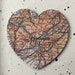 Philadelphia Heart Sign, Heart Map Sign, Philadelphia PA Sign ...