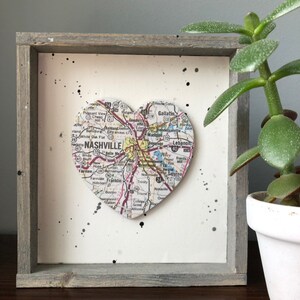 Nashville Heart Sign, Heart Map Sign, Nashville TN Sign, Nashville TN ...