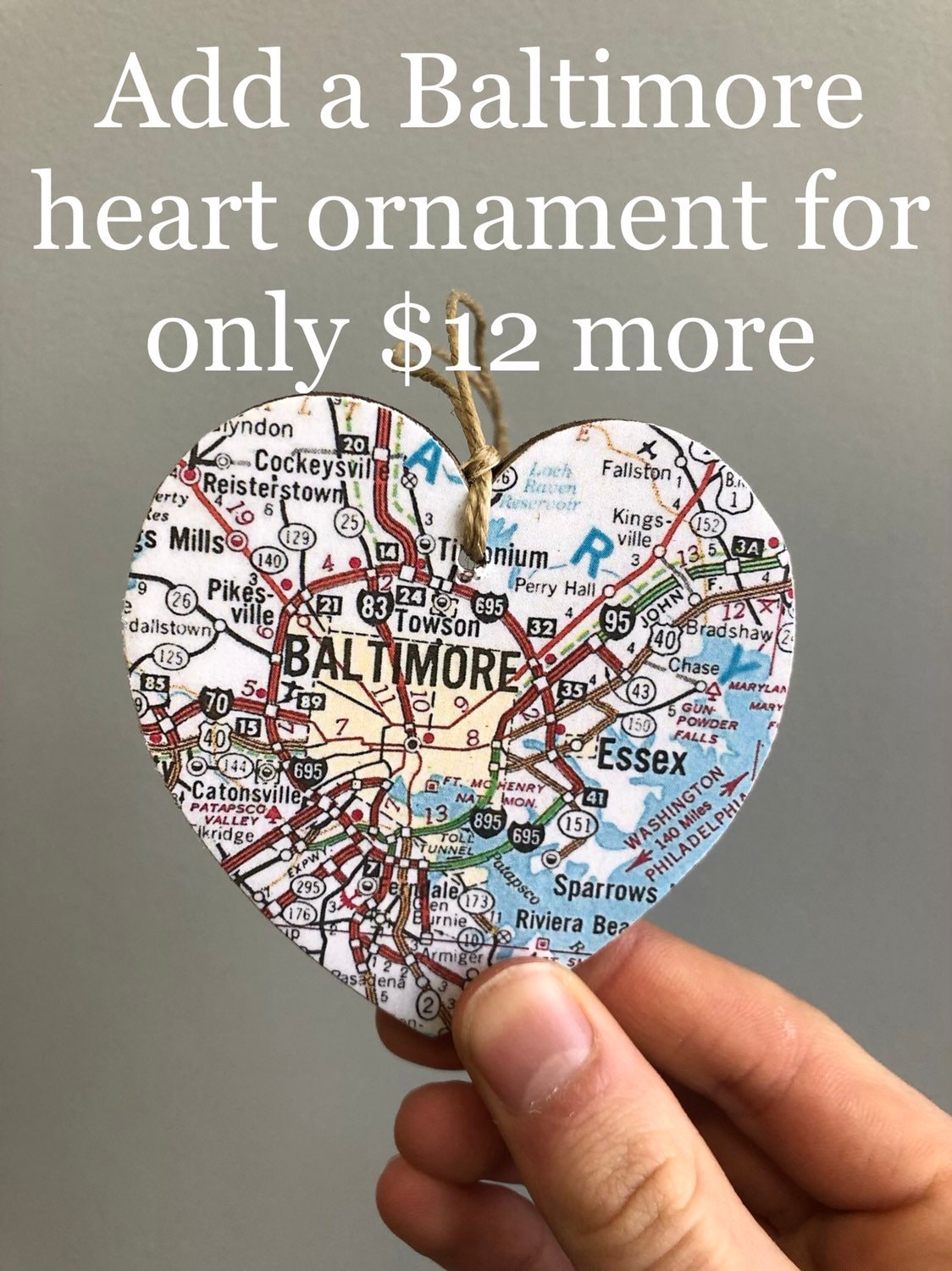 Baltimore Heart Sign Heart Map Sign Baltimore Maryland Gift - Etsy