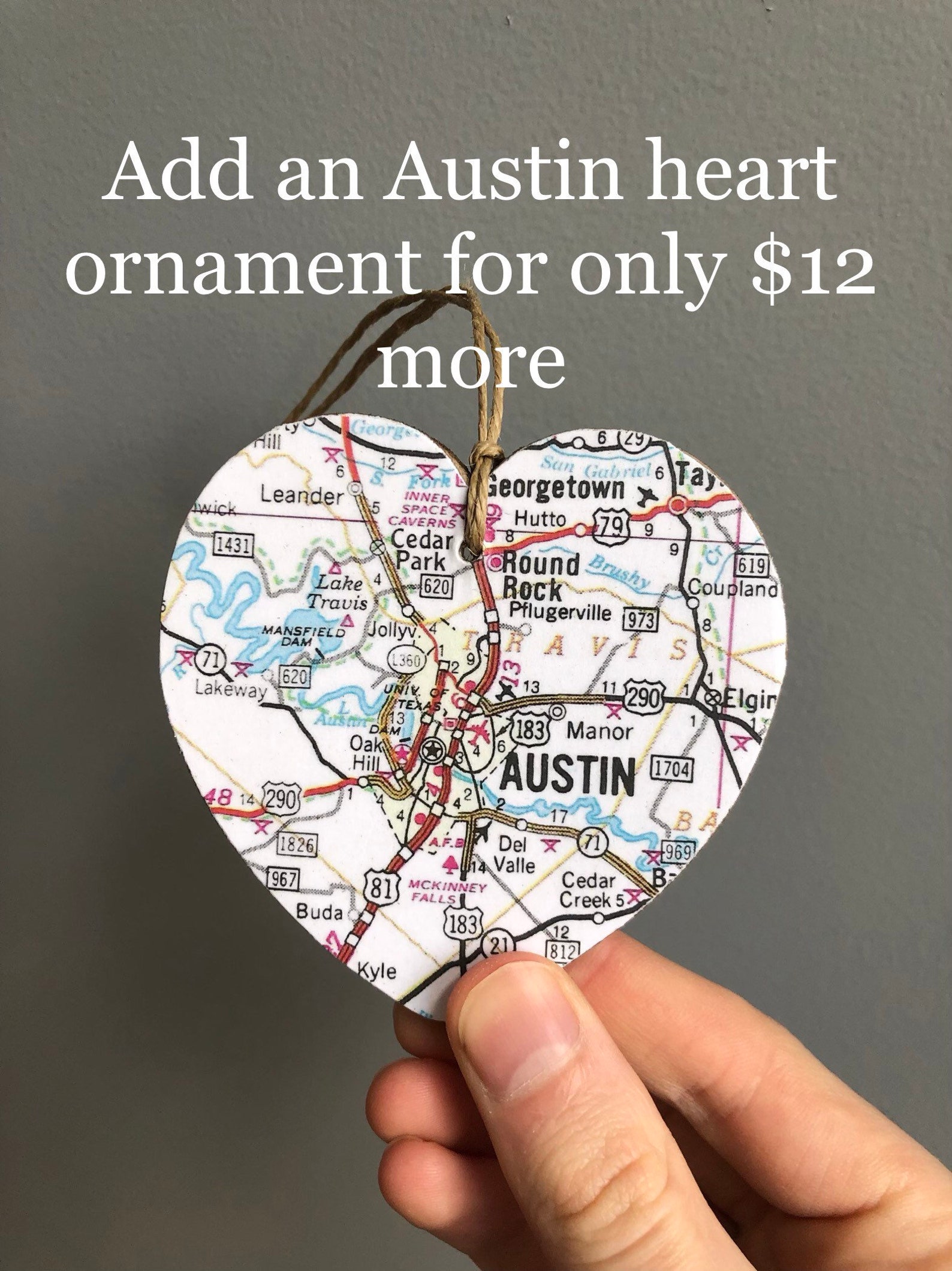 Austin Heart Sign, Heart Map Sign, Austin TX Sign, Austin Texas Gift ...