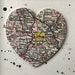 Pittsburgh Heart Sign, Heart Map Sign, Pittsburgh PA Sign, Pittsburgh ...
