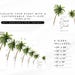 Tropical Coconut Palm Tree Wedding Welcome Sign, Beach Boho Reception ...
