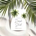 Tropical Coconut Palm Tree Wedding Welcome Sign, Beach Boho Reception ...