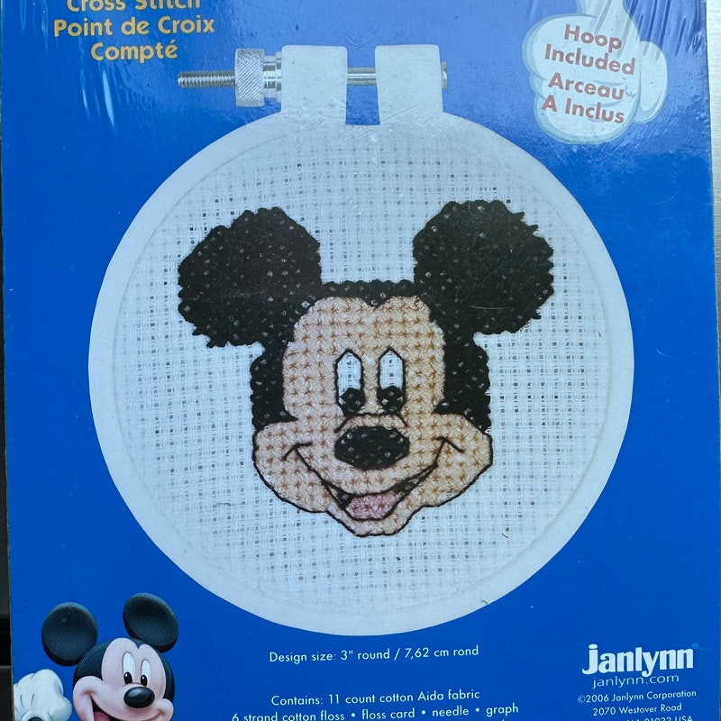 Mickey Cross Stitch - Etsy