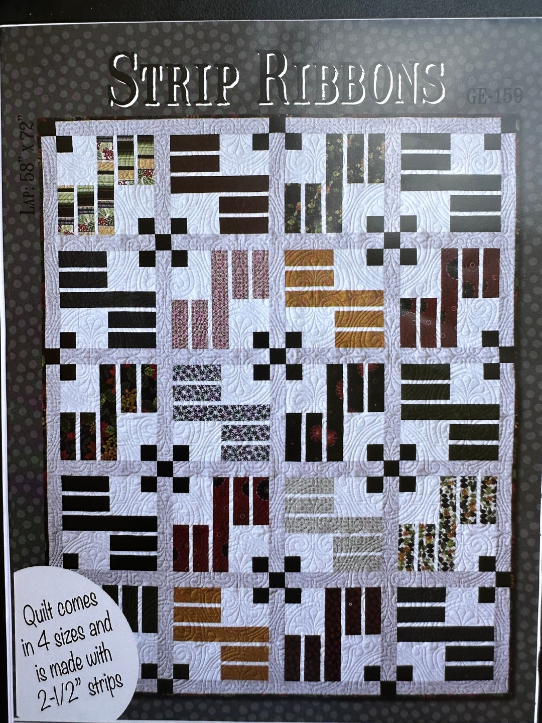 Strip Ribbons Quilt Pattern - Etsy