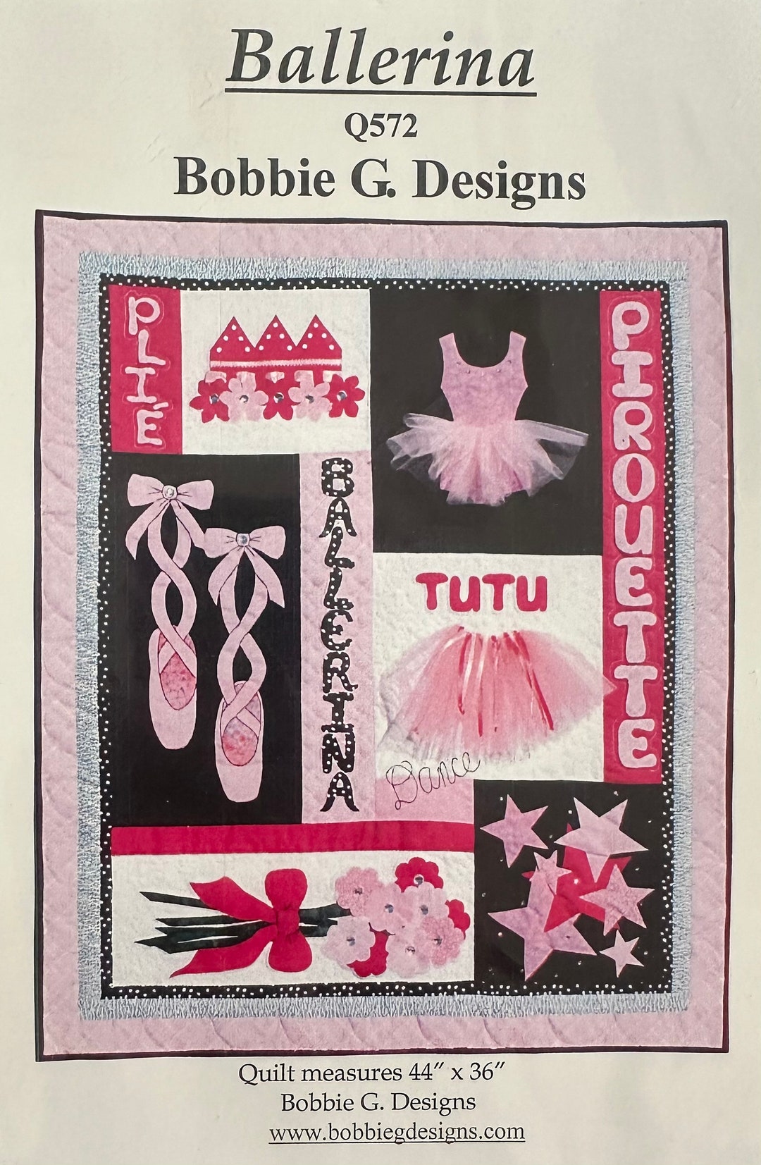 Ballerina- Appliqué Quilt Pattern by Bobbi G. Designs - Etsy