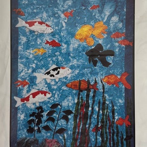Goldfish & Koi Appliqué Quilt Pattern - Etsy