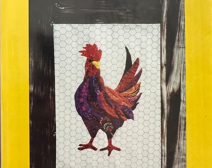 Radical Rooster Raj- Applique Quilt Pattern - Etsy