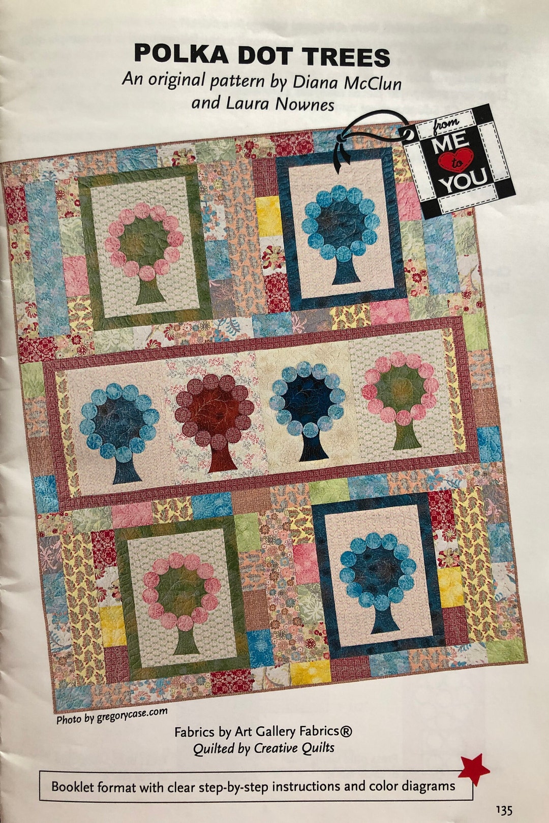 Polka Dot Trees Quilt Pattern - Etsy