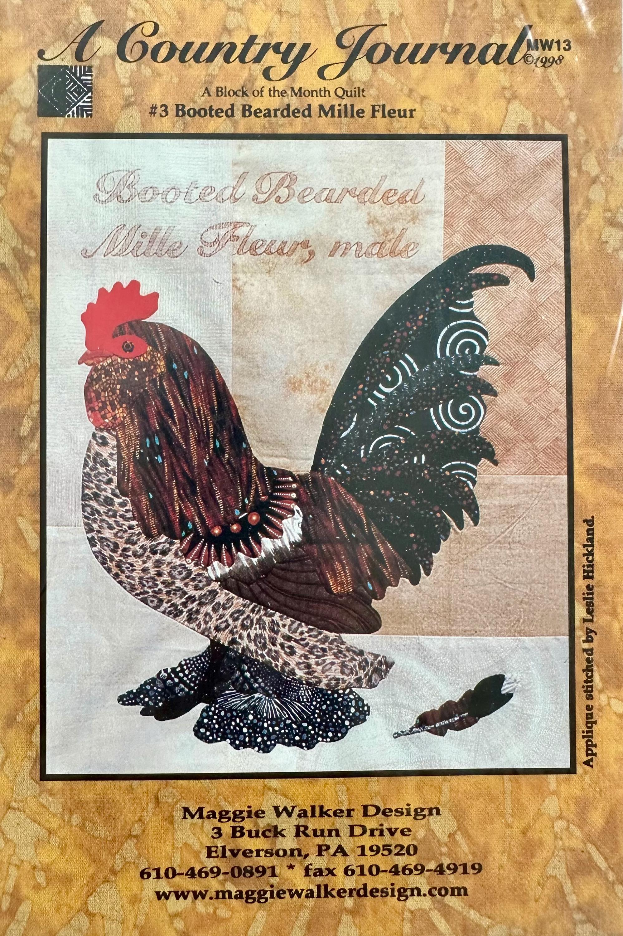 4 Rooster Appliqué Quilt Blocks by Maggie Walker Design Block of the Month - Etsy