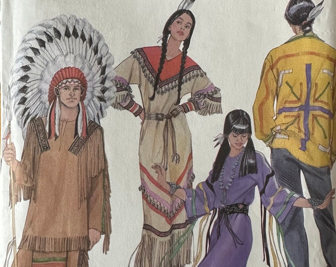Simplicity Historic Series Native American Dress Patterns - Etsy