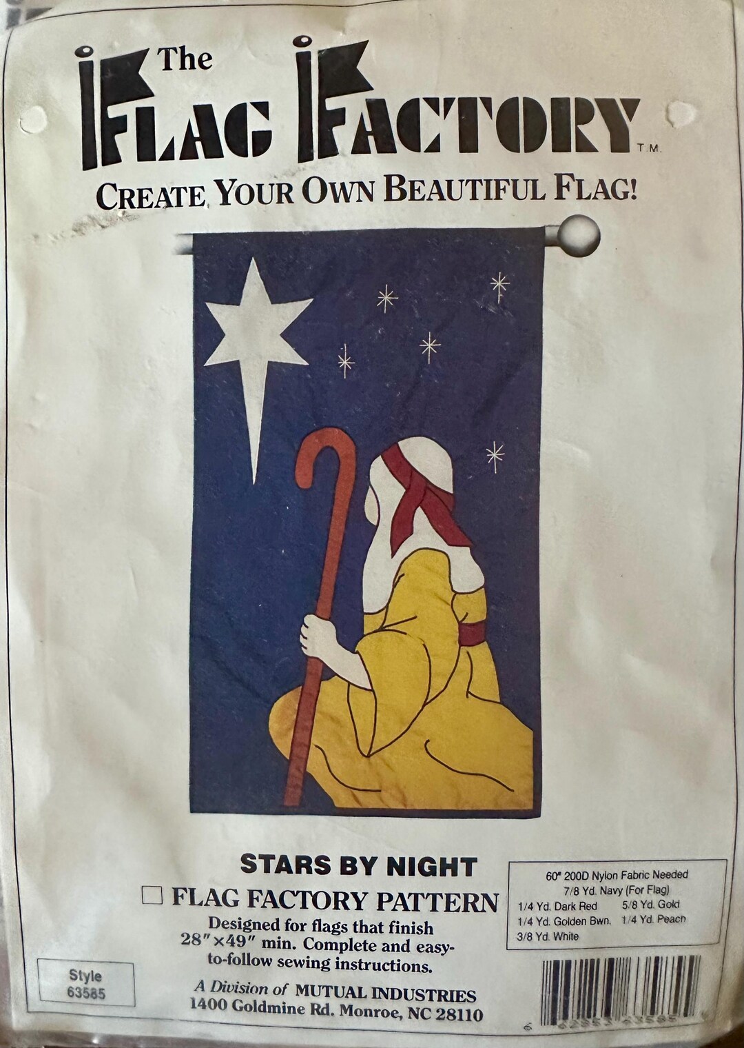 North Star Nativity Scene Quilt Block Pattern: Stars by Night - Etsy