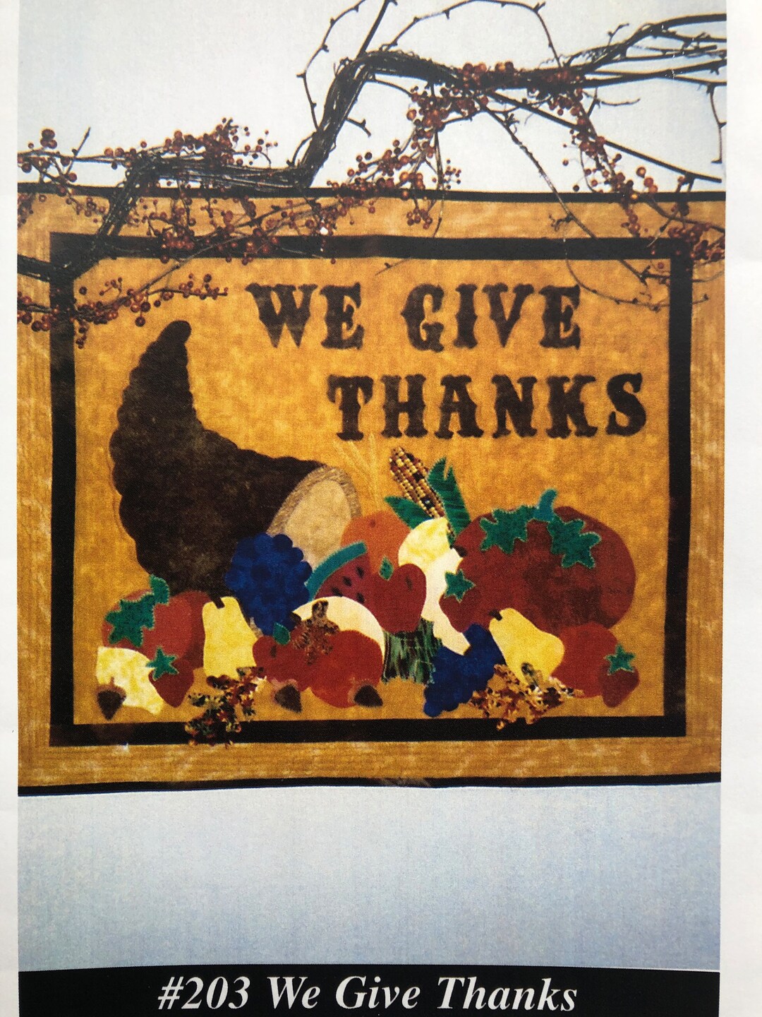 We Give Thanks- Quilt Pattern - Etsy