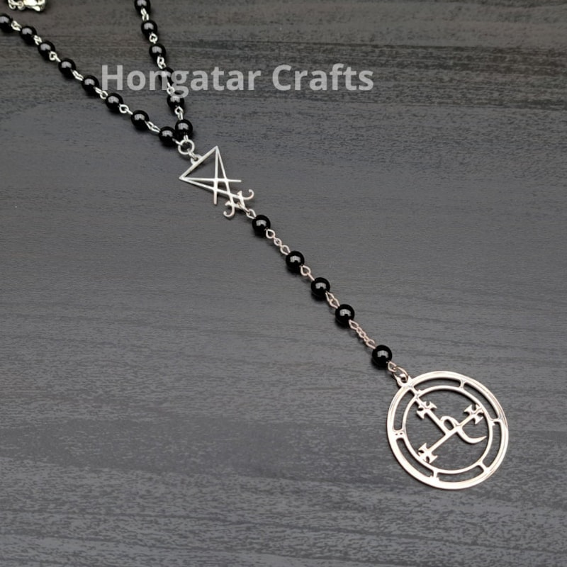 Rosary Lilith Necklace - Etsy UK
