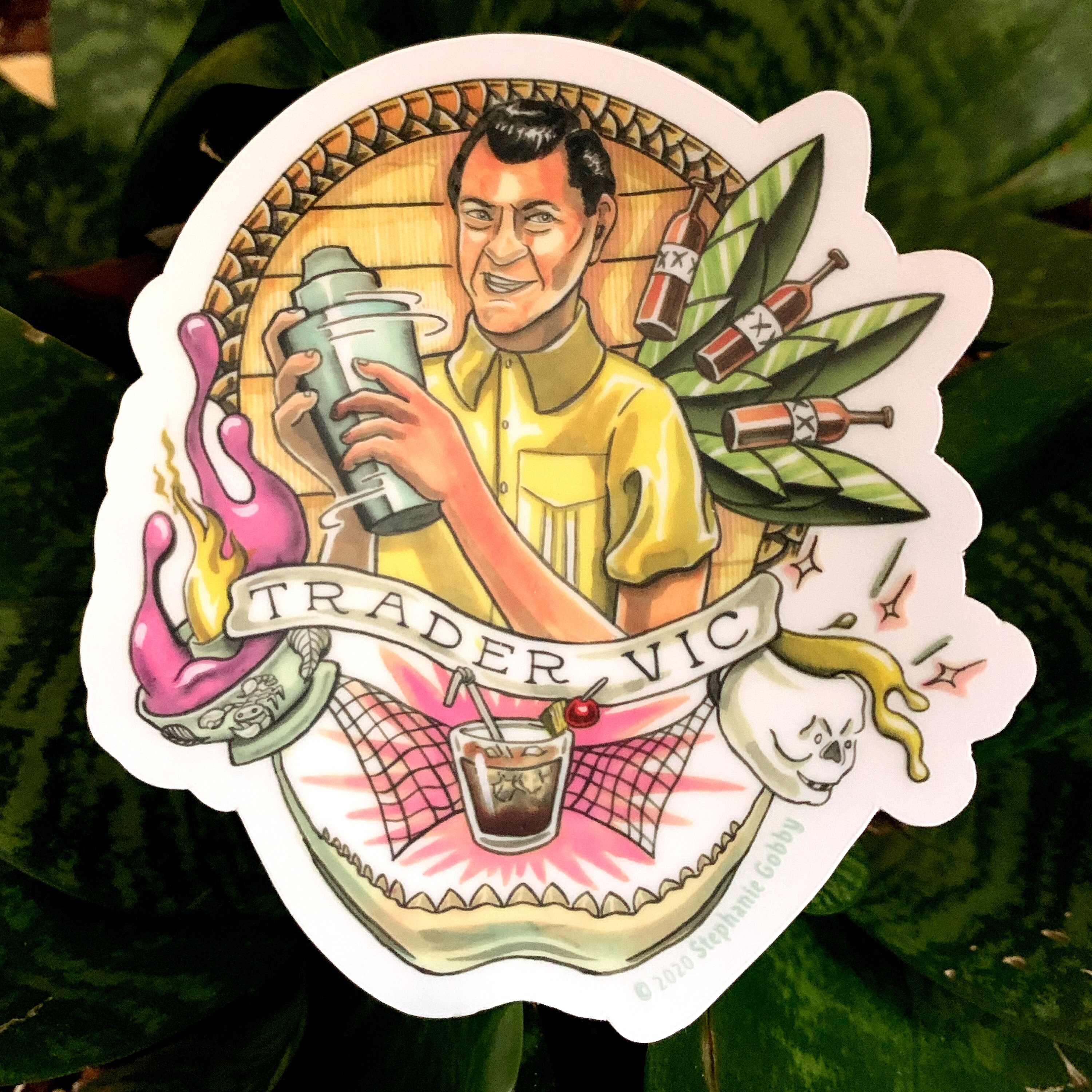 Trader Vic and Donn Beach Stickers - Etsy