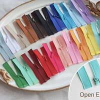 5cm/2.0" Super Tiny Zippers for Doll Clothes, in 20 Colors, Micro Mini ...