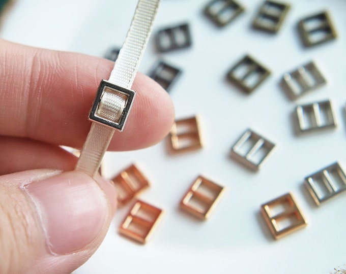 10 PCS 2mm inner Diameter Super Tiny Buckles, in 4 Colors, Perfect for ...