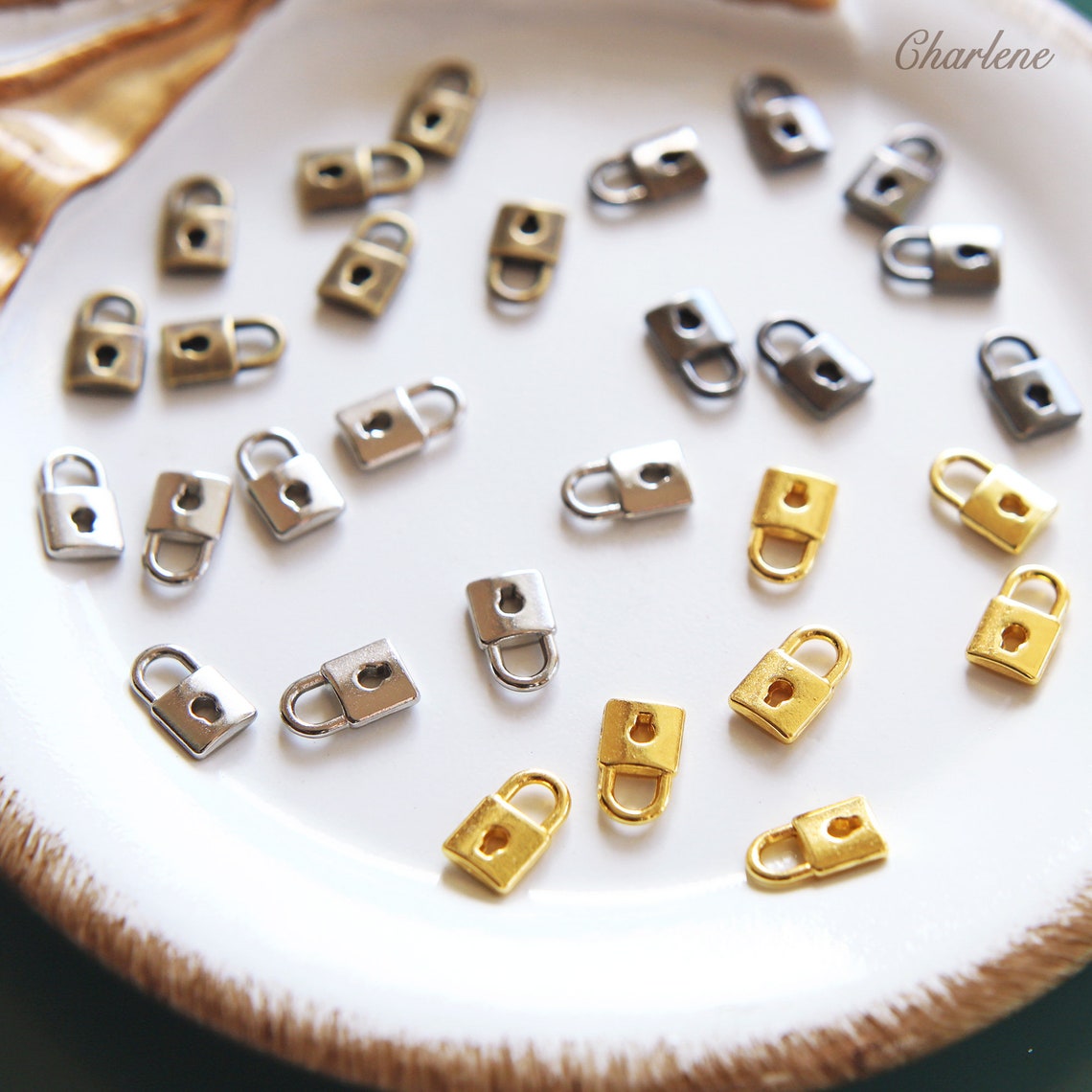 5×8mm Super Tiny Metal Locks, in 4 Colors, Doll Bag Hardware, Mini ...