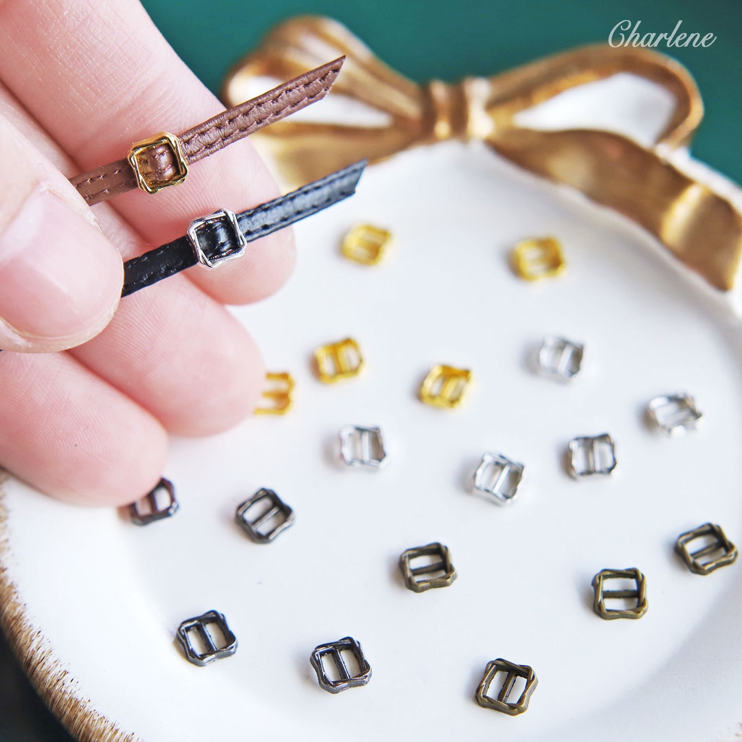 10 PCS - 3.5mm (inner Diameter) Super Tiny Buckles, in 4 Colors ...