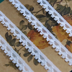 2 Yards - 8mm/0.3" Tiny Lace Trim, Very Light Pink Lace, Perfect for ...