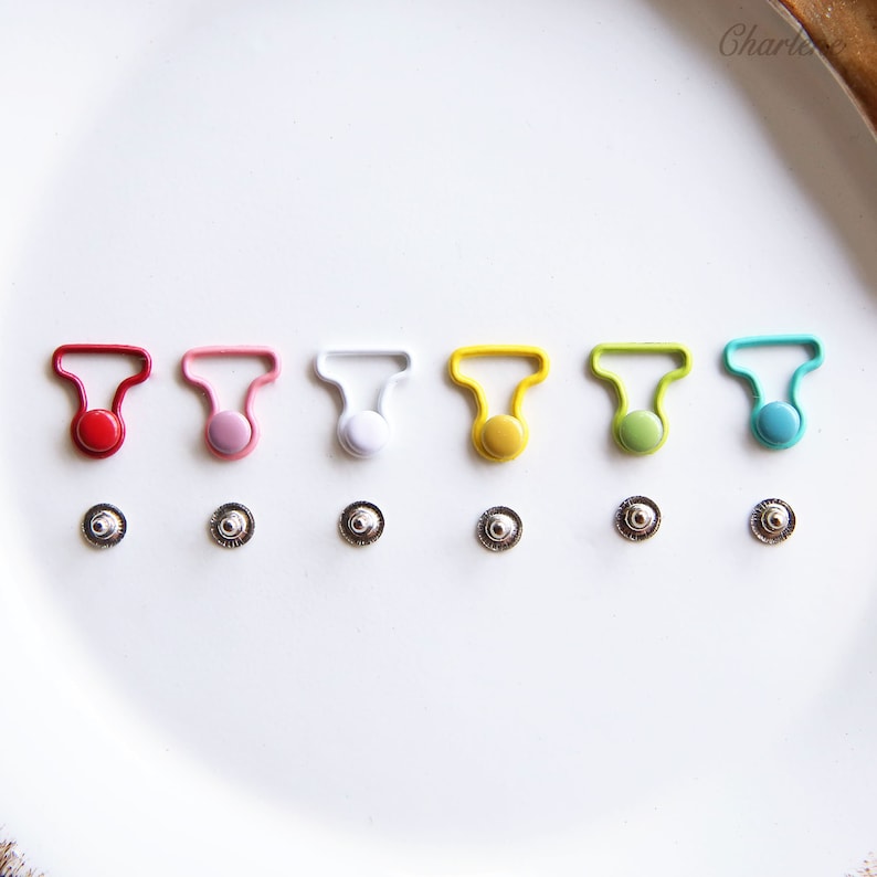 10 PCS - 6mm (inner Diameter) Super Tiny Overall Buckles and Studs, in ...