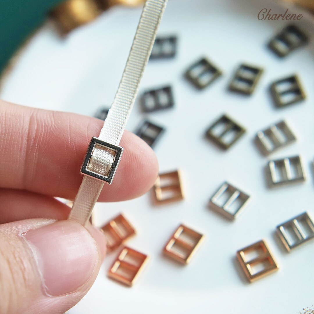 10 PCS - 4mm (inner Diameter) Tiny Buckles, in 4 Colors, Perfect for ...