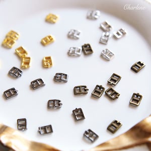 10 PCS - 2mm (inner Diameter) Super Tiny Buckles, in 4 Colors, Perfect ...