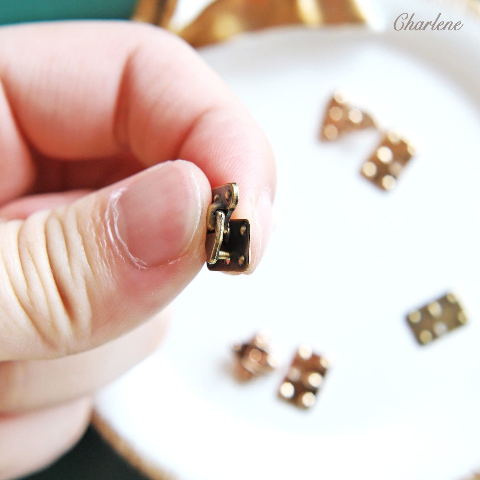 11.5×10mm Super Tiny Metal Doll Purse Locks, in 5 Colors, Doll Bag ...