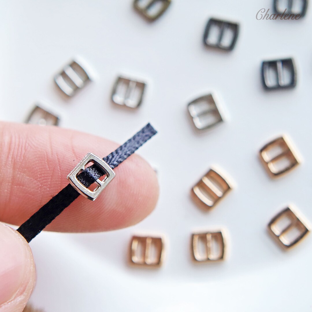 10 PCS - 3mm (inner Diameter) Super Tiny Buckles, in 4 Colors, Perfect ...