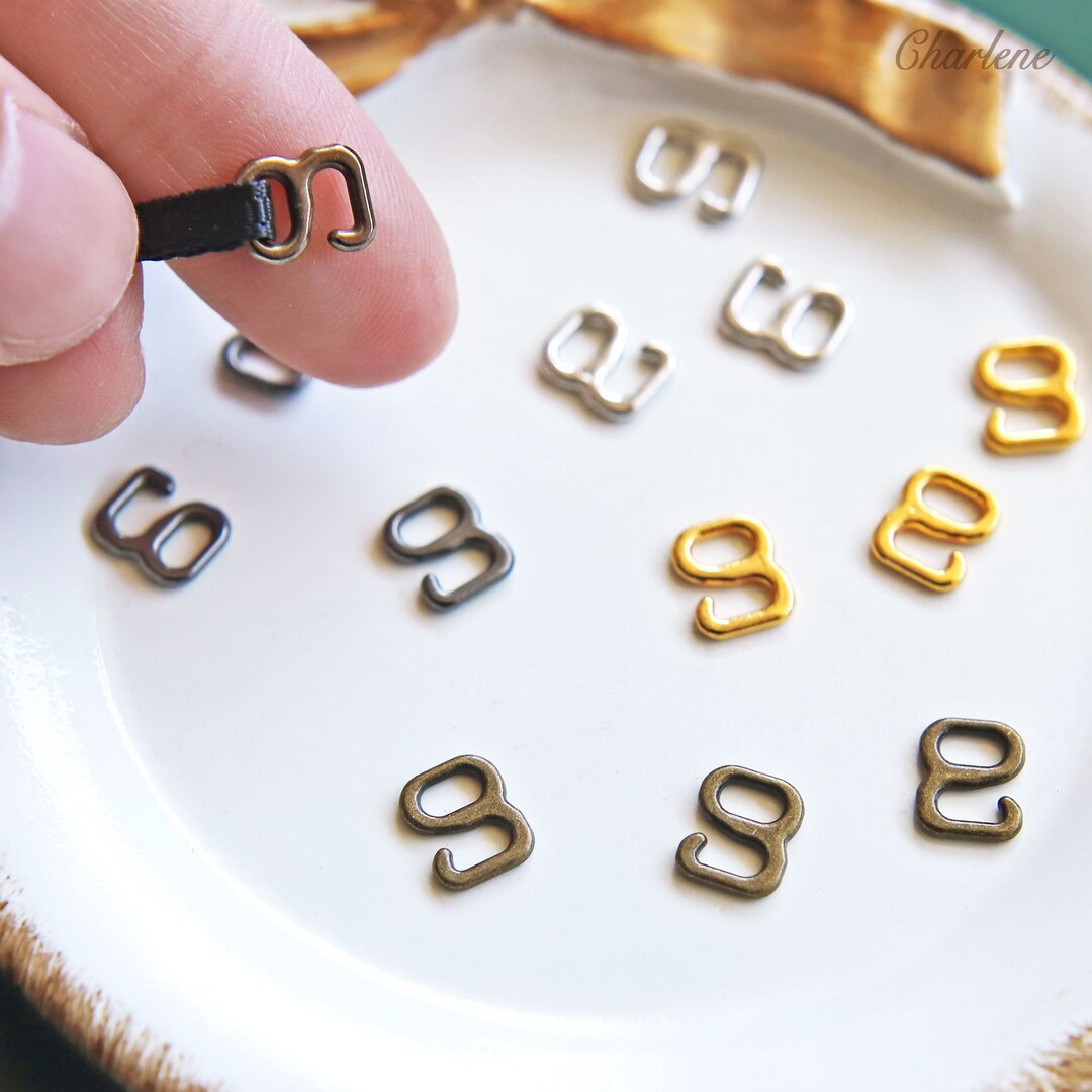 10 PCS 4mm inner Diameter Tiny 9 Shape Buckles, in 4 Colors, for BJD ...