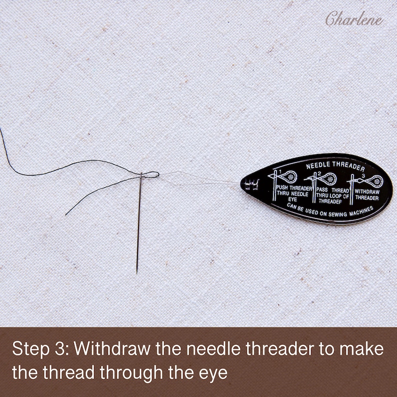 Bow Wire Needle Threader, Hand / Sewing Machine Stitch Insertion Tool ...