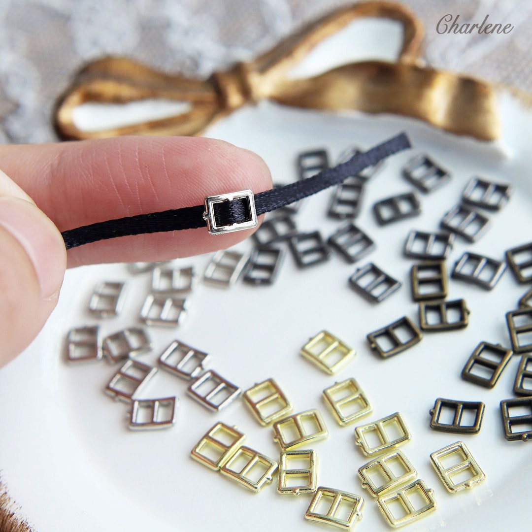 10 PCS - 3mm (inner Diameter) Super Tiny Buckles, in 4 Colors, Perfect ...