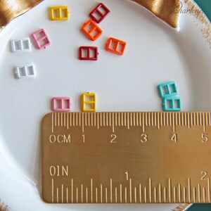 10 PCS - 3mm (inner Diameter) Super Tiny Buckles, in 6 Colors, Perfect ...