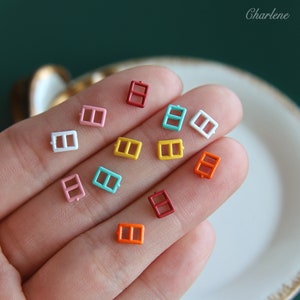 10 PCS - 3mm (inner Diameter) Super Tiny Buckles, in 6 Colors, Perfect ...