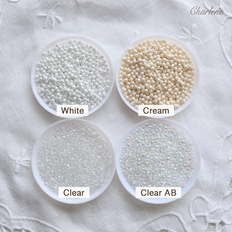 2.8mm/3.4mm Miyuki Drop Beads, in 4 Color, Teardrop, Great Quality ...