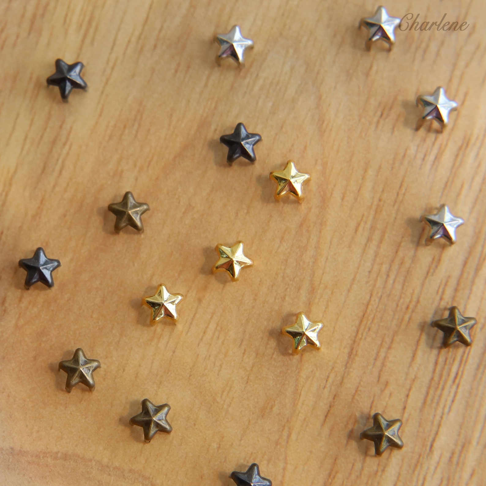 5mm Super Tiny Star Studs in 4 Colors Mini Studs Perfect | Etsy