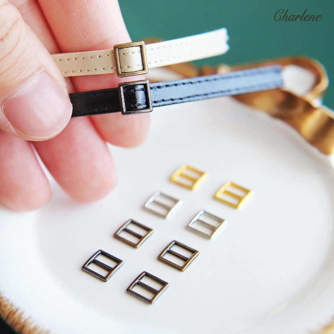 10 PCS - 5mm (inner Diameter) Tiny Buckles, in 4 Colors, Perfect for ...