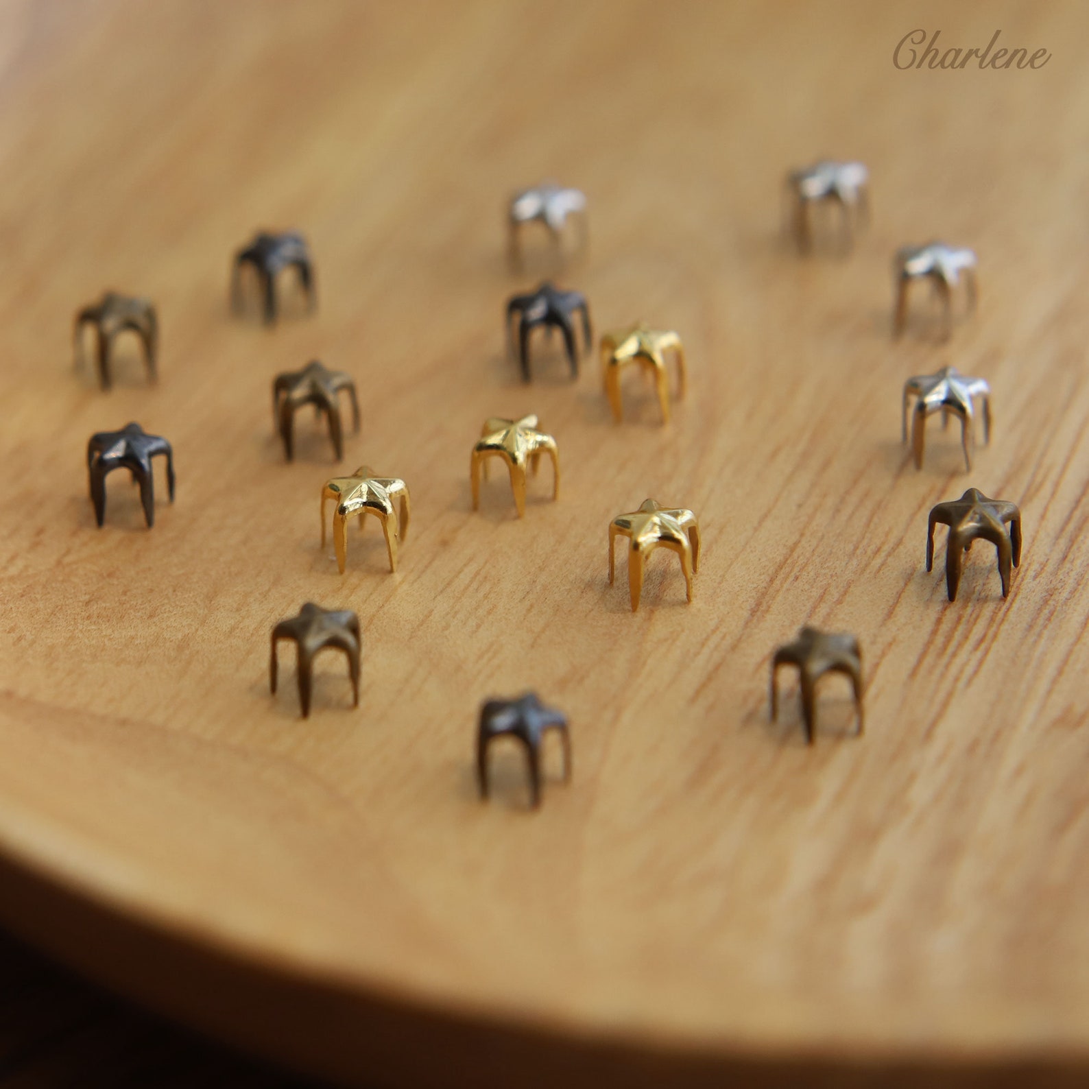 5mm Super Tiny Star Studs in 4 Colors Mini Studs Perfect | Etsy