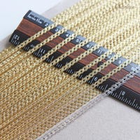 1/2 Inch Metallic Chinese Trim-gold - Etsy