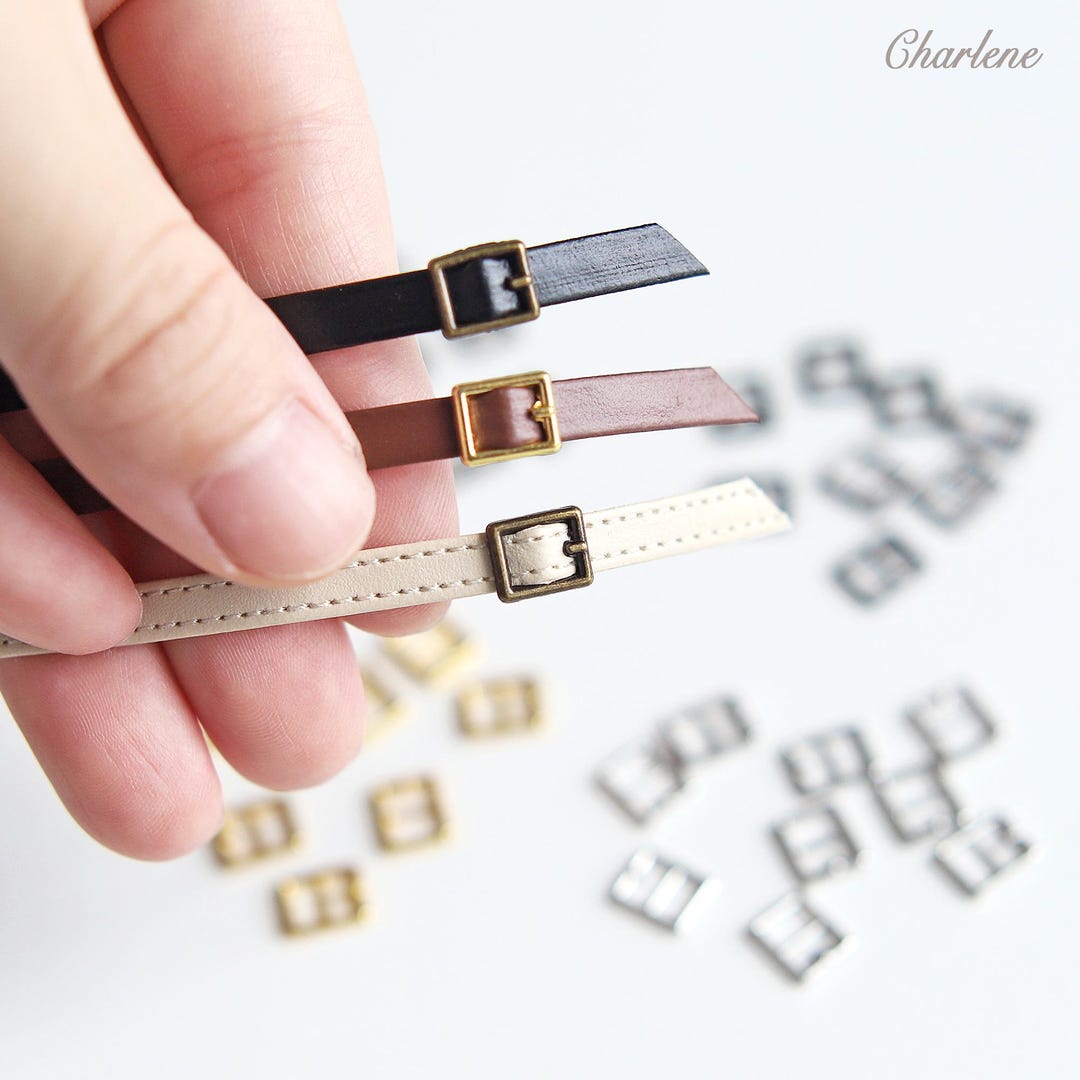 10 PCS - 4.5mm (inner Diameter) Tiny Buckles, in 4 Colors, Perfect for ...