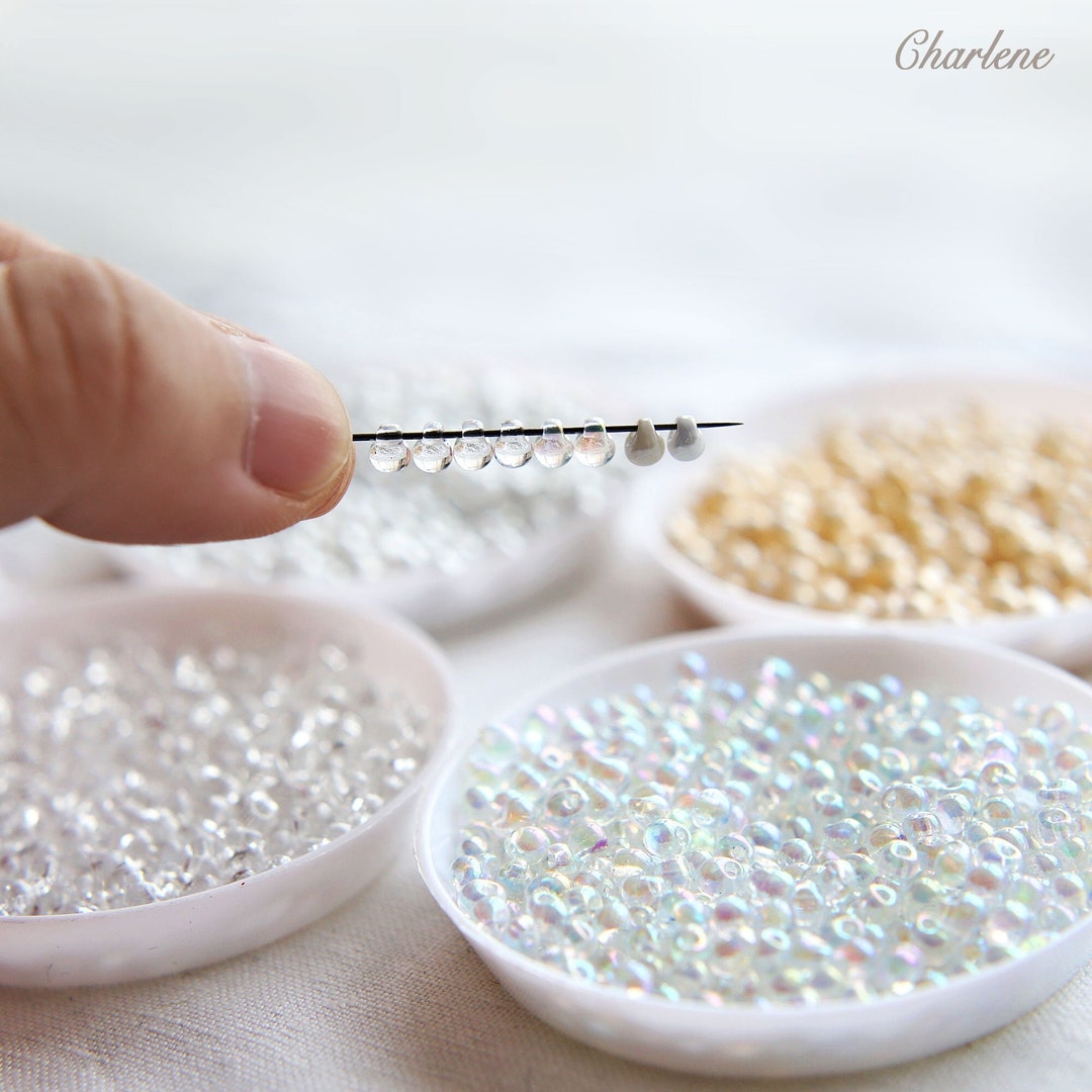 2.8mm/3.4mm Miyuki Drop Beads, in 4 Color, Teardrop, Great Quality ...