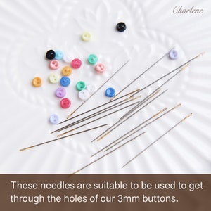 Super Skinny Needles, Tiny Needles for 3mm Super Tiny Doll Plastic ...