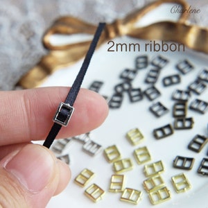 10 PCS - 3mm (inner Diameter) Super Tiny Buckles, in 4 Colors, Perfect ...