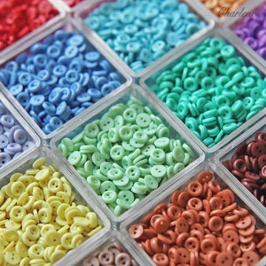 4mm Tiny Nylon Round 2-hole Buttons With Rim, in 20 Colors, Micro Mini ...