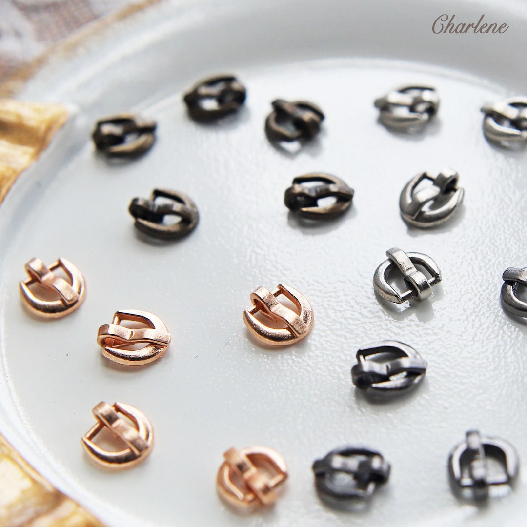 5 PCS - 4mm (inner Diameter) Super Tiny Buckles, in 4 Colors, Perfect ...
