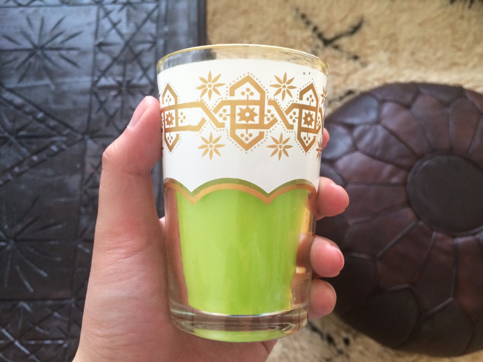 Moroccan Mint Candle Moroccan Tea Glass Candle Wedding - Etsy