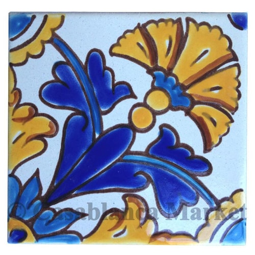 Mediterranean Tiles Hand Painted Tiles Italian Ceramic - Etsy