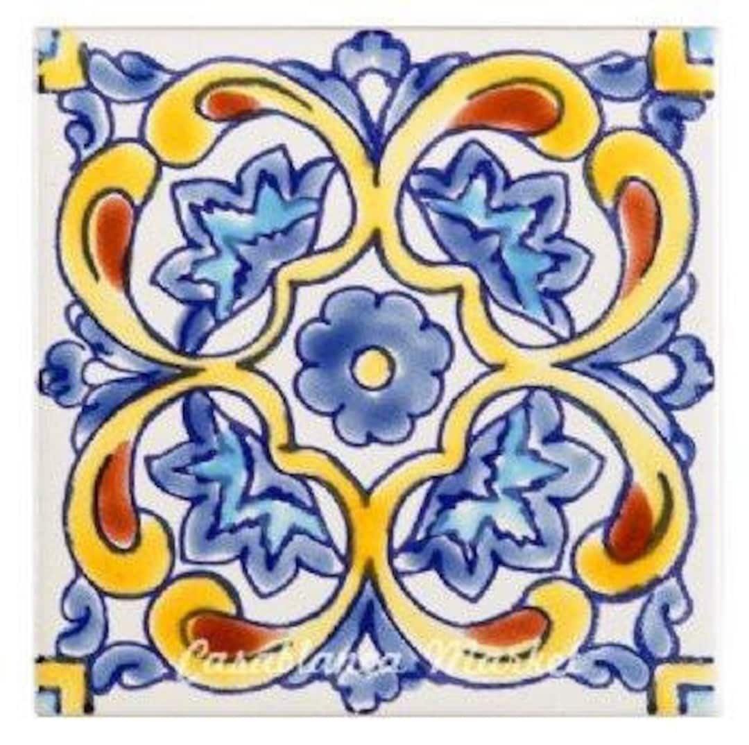 Italian Backsplash Tile, Mediterranean Tile 4x4, Border Tiles ...