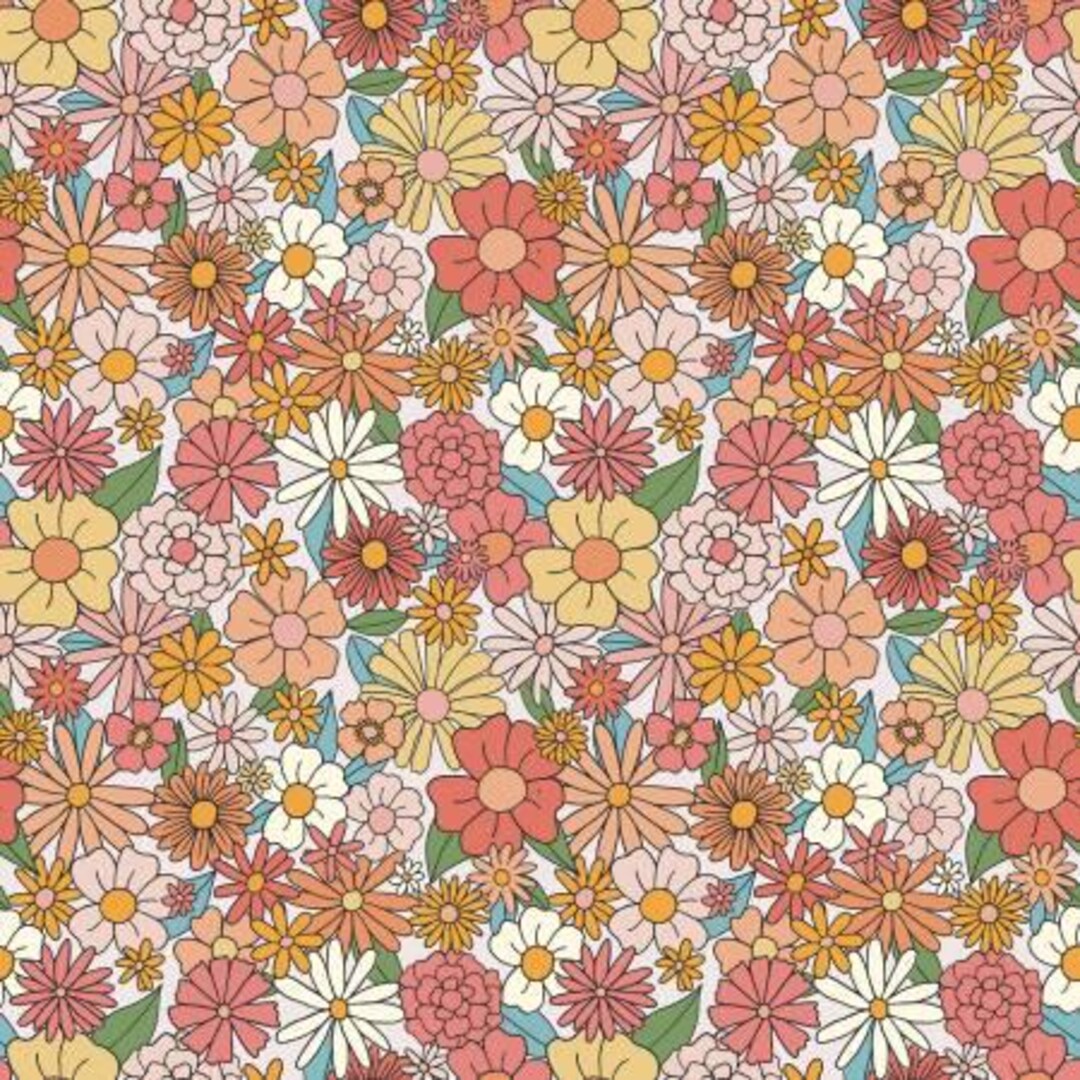 Besties Main Floral by Corrine Wells for Riley Blake Designs | C15810R ...