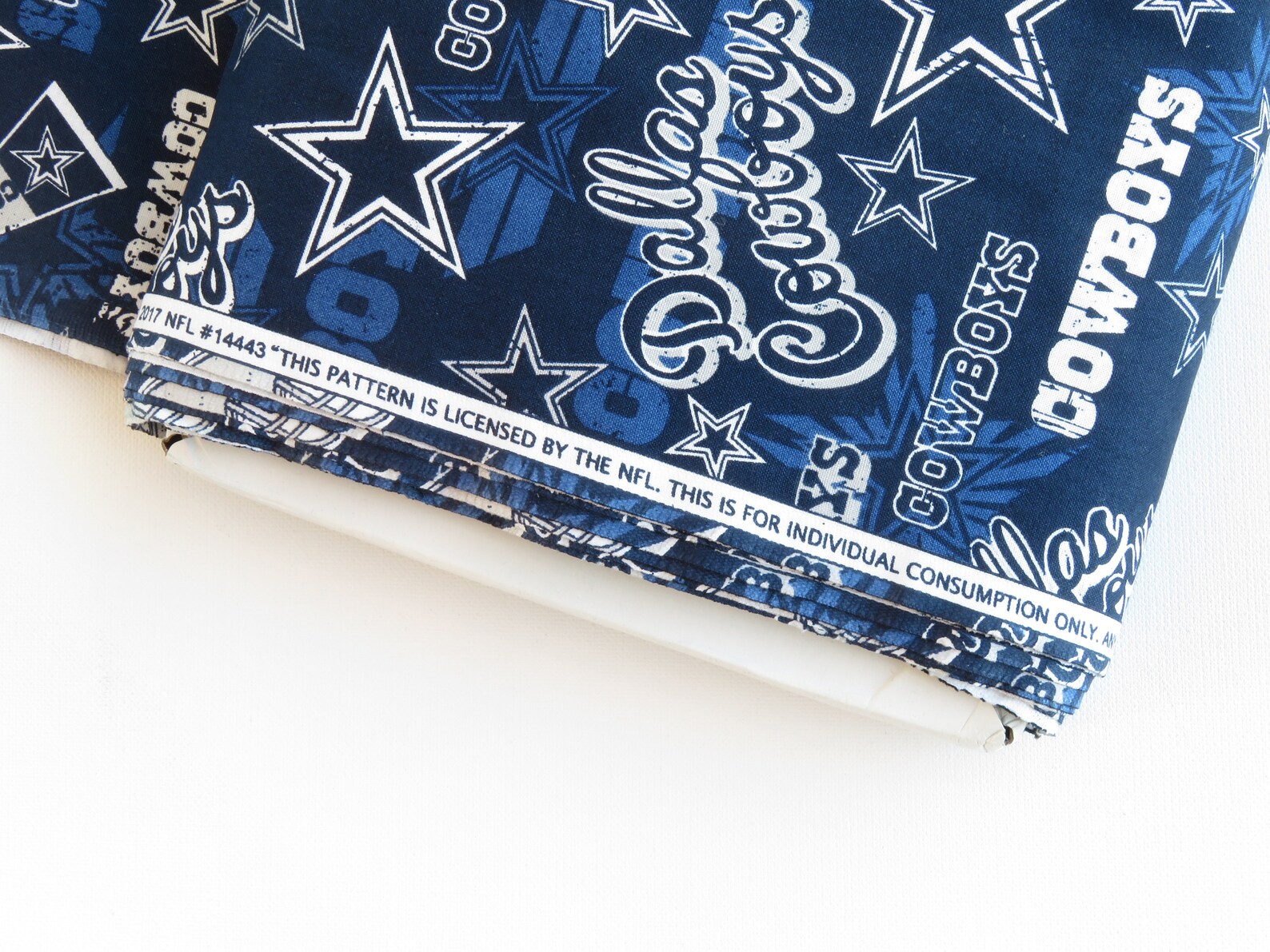 1/2 Yard NFL Football Dallas Cowboys Cotton Print 58/60 Wide NFL Cotton ...